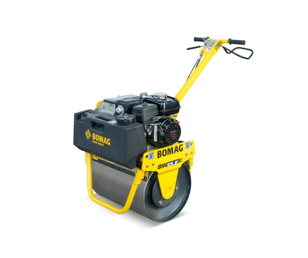 550mm Single Drum Pedestrian Roller- Petrol - Fairfax Plant Hire