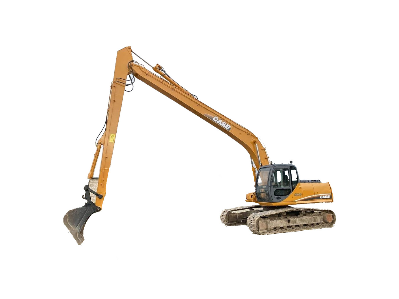 21.0T Steel Tracked Excavator Long Reach - Fairfax Plant Hire